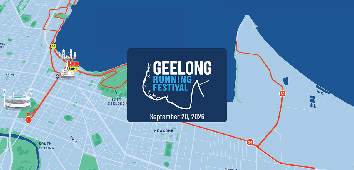 Geelong Running Festival 2026 Maptivate Map